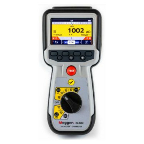 Megger DLRO2 Digital Low Resistance Ohmmeter - 2A/2000 Ohms Ram Meter, Inc.