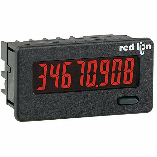 Red Lion Controls CUB4L820 8-Digit Digital Counter w/Red Backlit LED ...